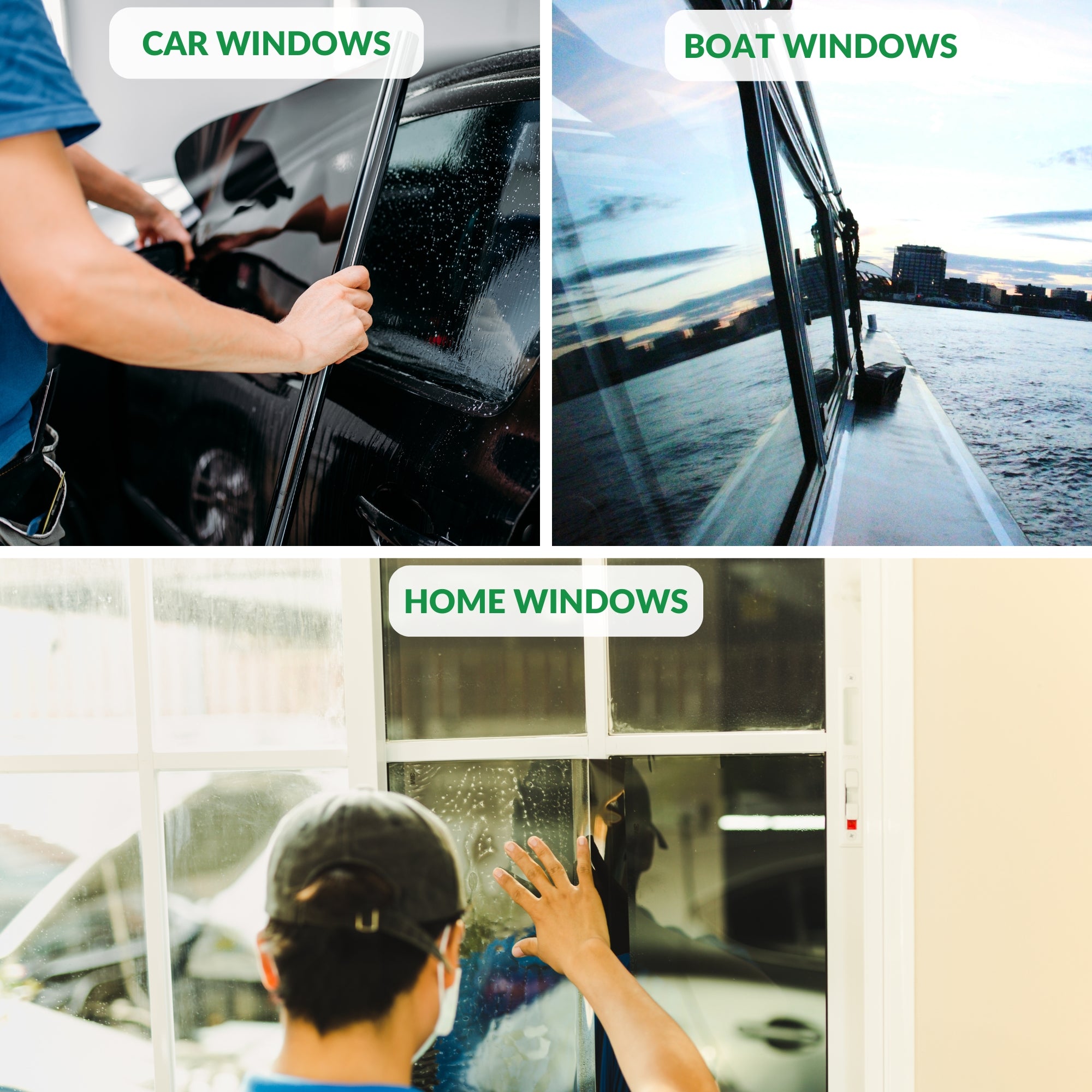 G-Cling 70% Static Cling Window Tint Standard Size Roll - GreenfilmUSA